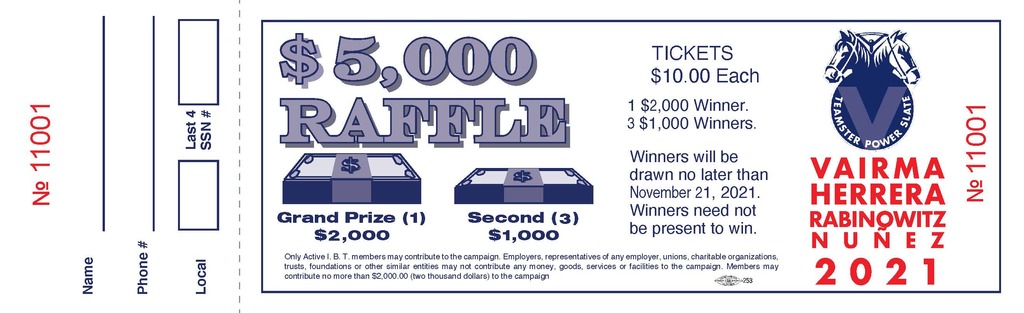 Let's rally for $5,000 Raffle Tickets | Rally.org